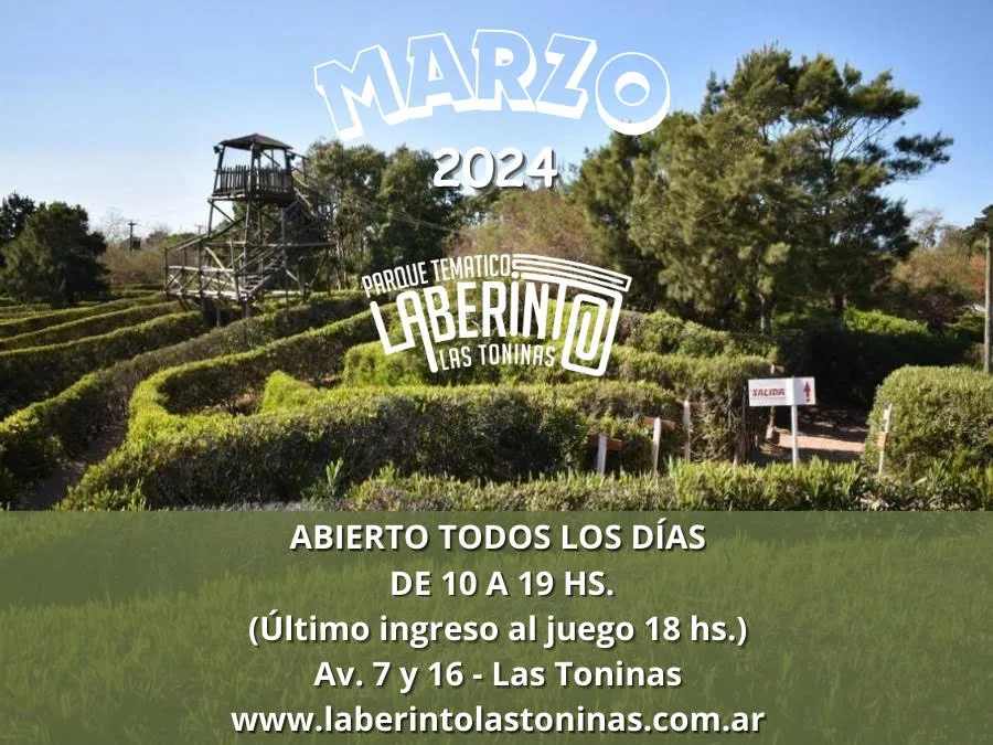 El Laberinto de Las Toninas continúa abierto con promociones para los ...
